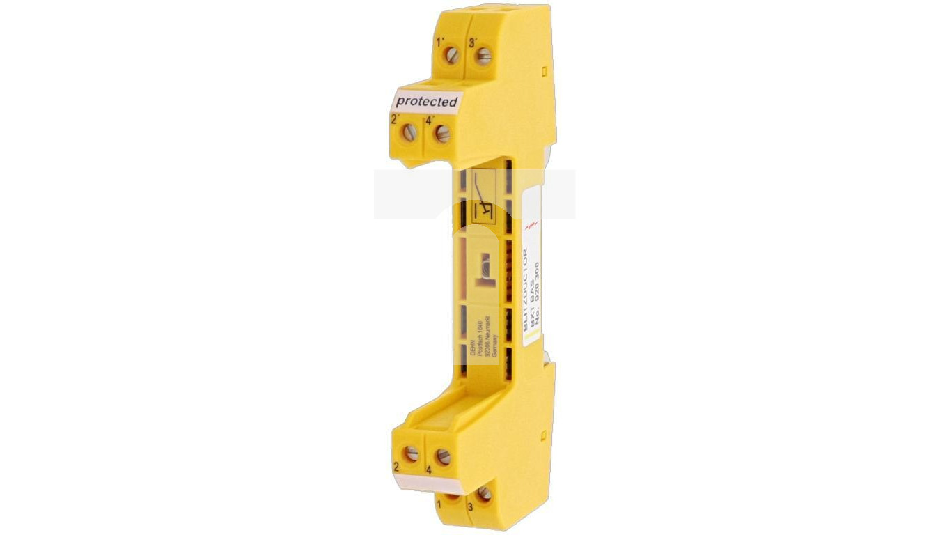 Podstawa ogranicznika przepięć 4P DIN 35mm do BLITZDUCTOR XT BXT BAS ...