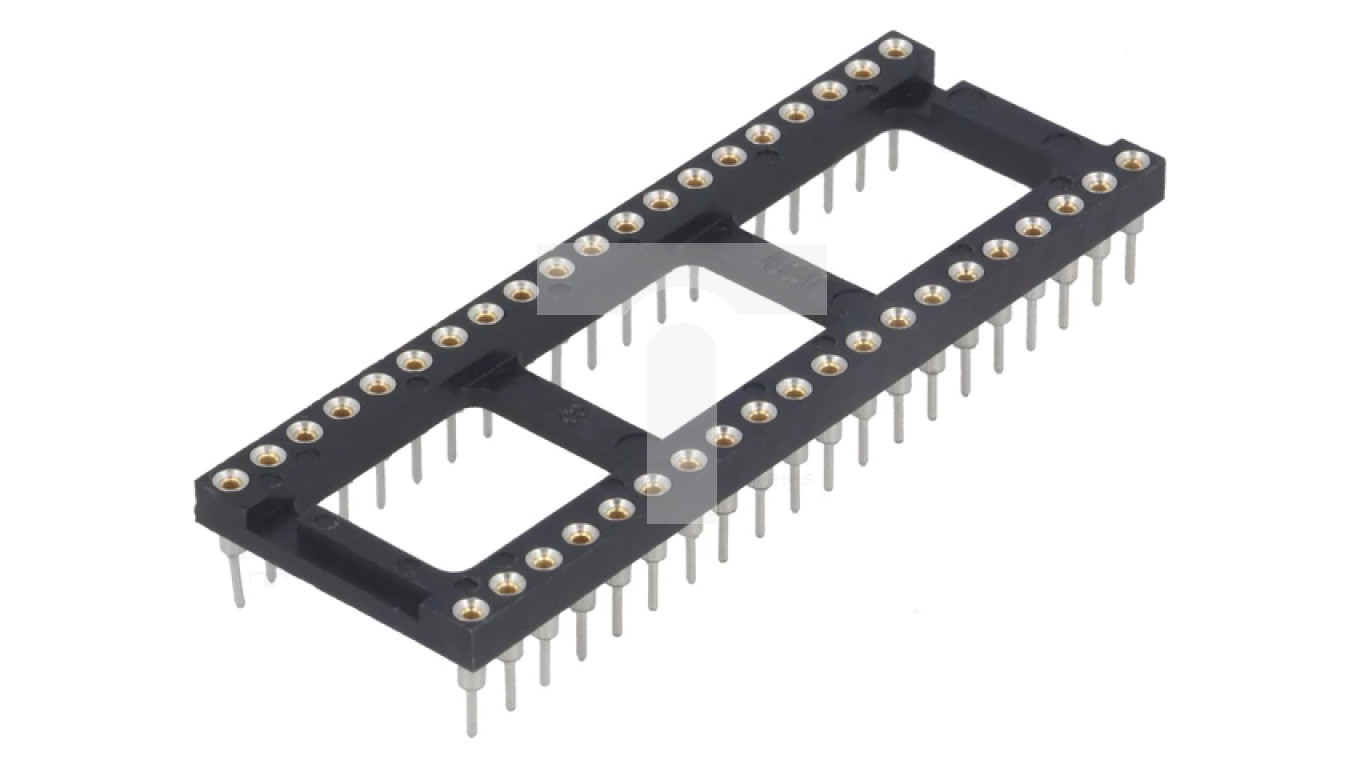 Podstawka DIP 40-pin Raster 2,54mm precyzyjna THT 3-1571552-2 – TE ...