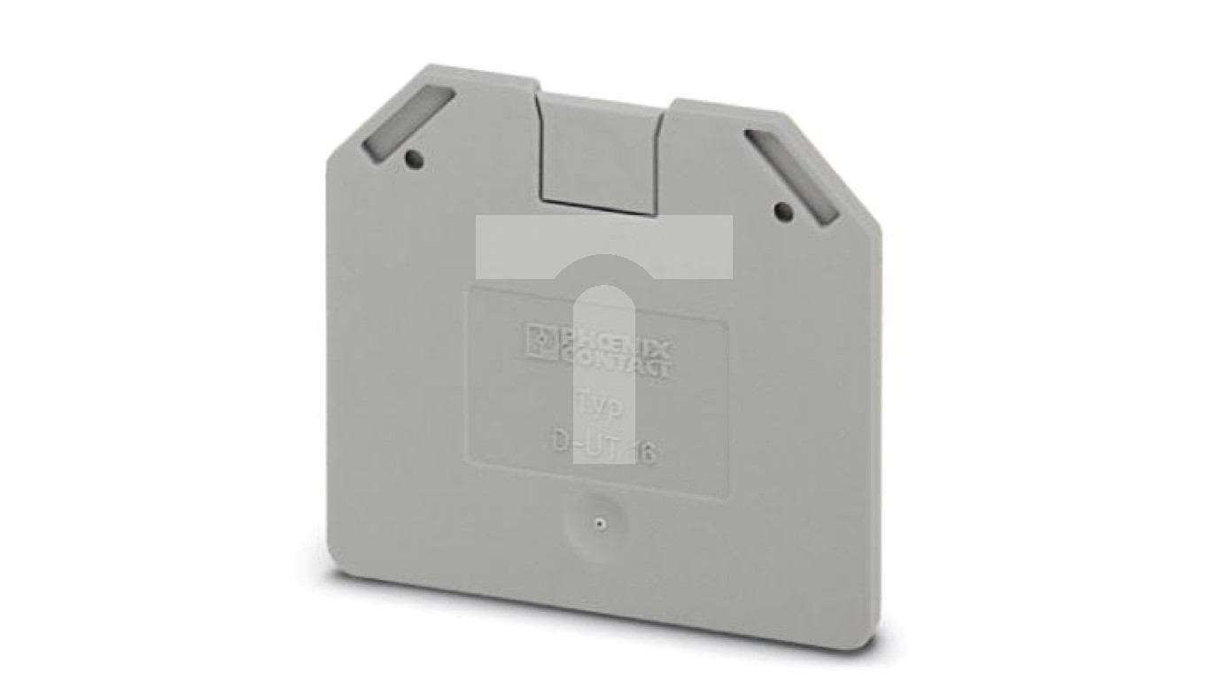 Pokrywa końcowa 2,2x52,8x47,3mm szara D-UT 16 3047206 – PHOENIX CONTACT ...
