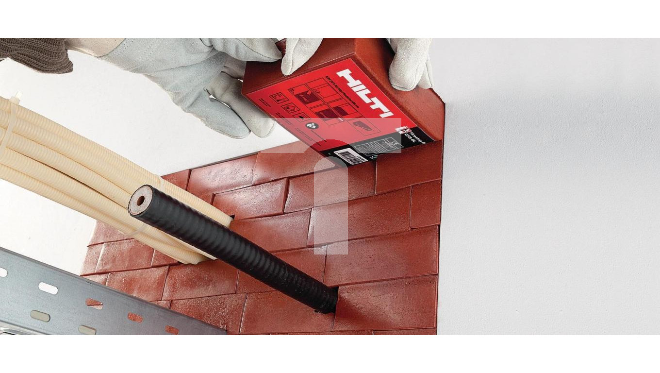 Prefabrykowany bloczek ogniochronny 200x130x50mm do uszczelniania ...