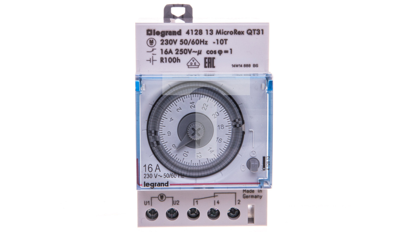 Programator analogowy dobowy jednokanałowy MicroRex QT31 412813 ...