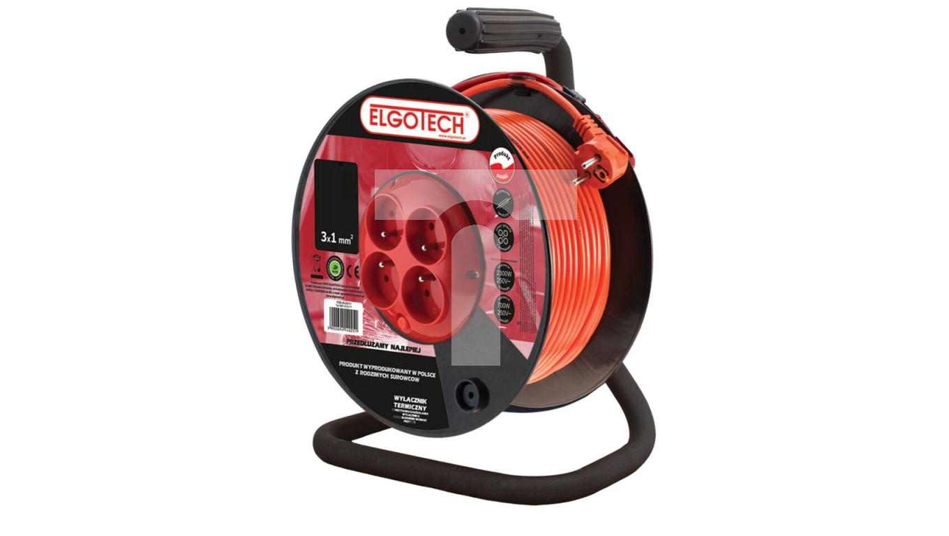 Przedłużacz bębnowy 40m OMY 3x1 4xGS PZB-40-40Y/1 – PPHU ELGOTECH | TIM SA