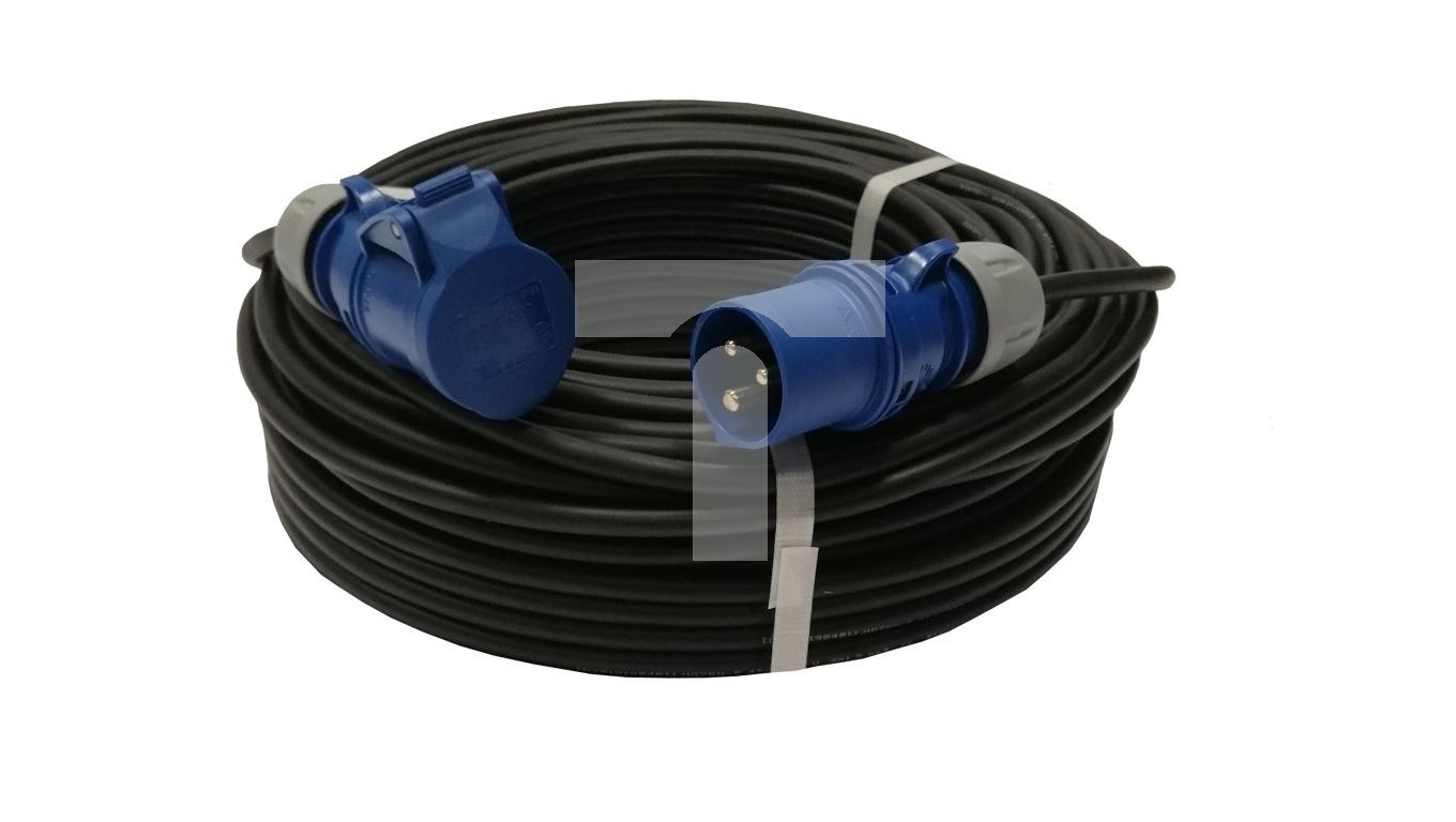 Przedłużacz kempingowy elCORD CEE 16A-3 230V IP44 50m H07RN-F 3G1,5 ...