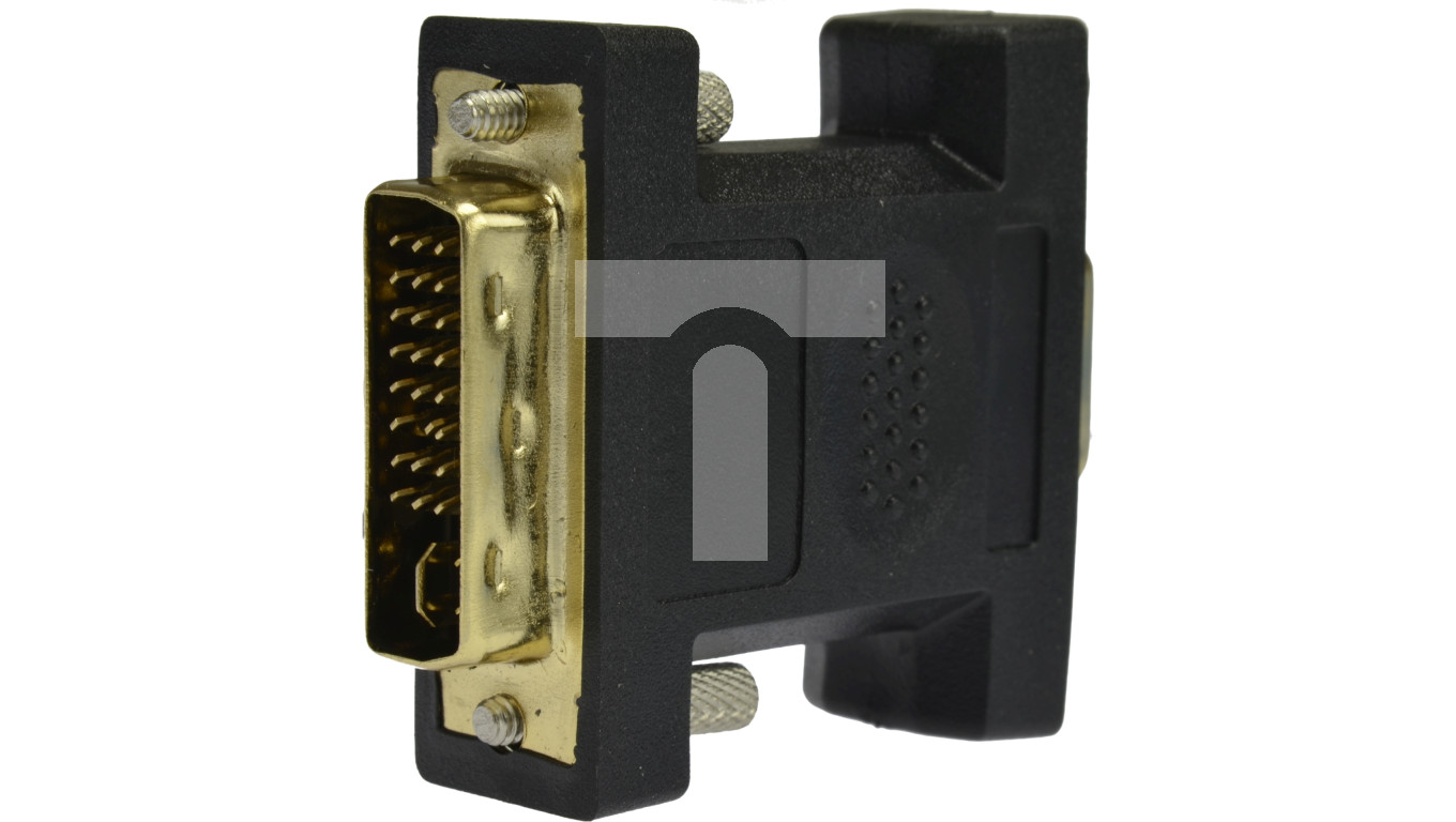 Przejście Adapter DVI / SVGA (wtyk DVI-I 24+5-pin / gniazdo D-Sub 15 ...