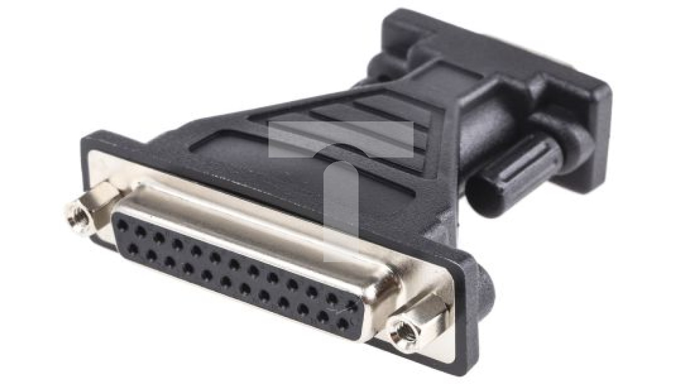 Przejściówka D-sub, 9-pinowe (szeregowe) męskie na D-sub, 25-pinowe ...
