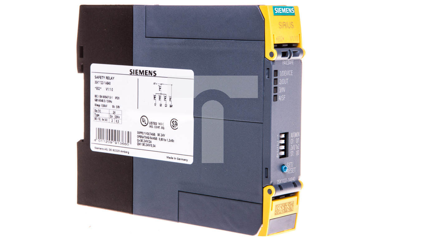 Przekaźnik bezpieczeństwa 4 tranzystorowe 24V DC 3SK1122-1AB40 ...