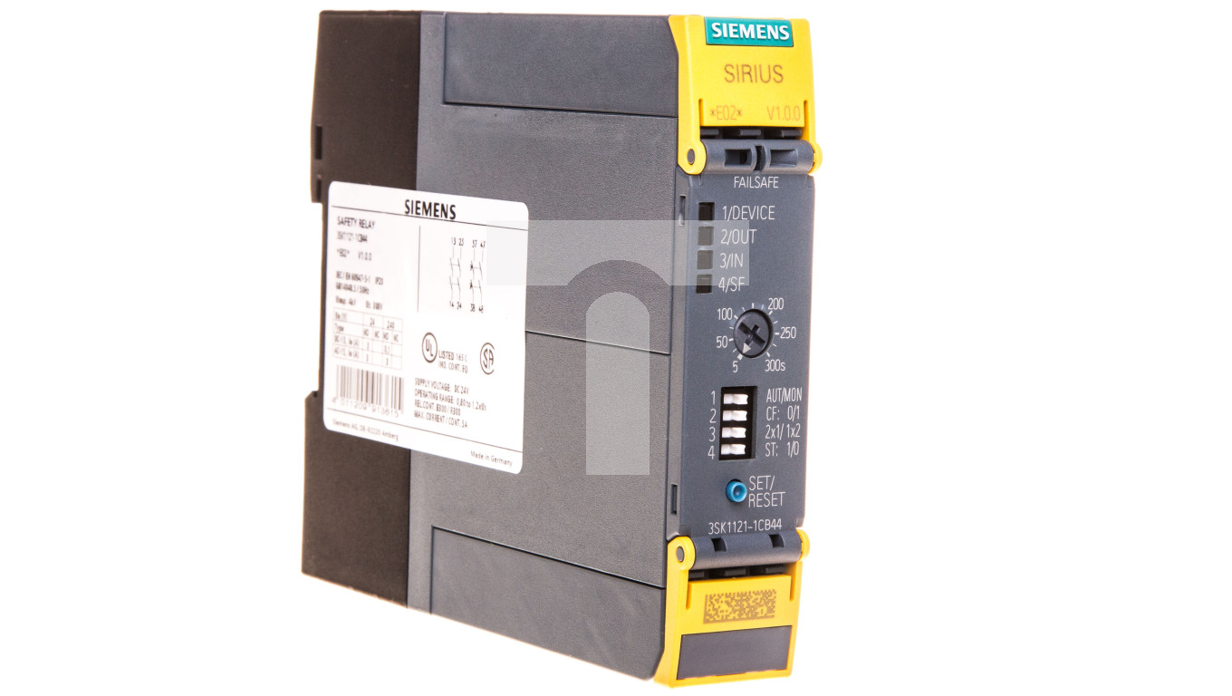 Przekaźnik bezpieczeństwa 5-300s 4Z 24V DC 3SK1121-1CB44 – SIEMENS | TIM SA