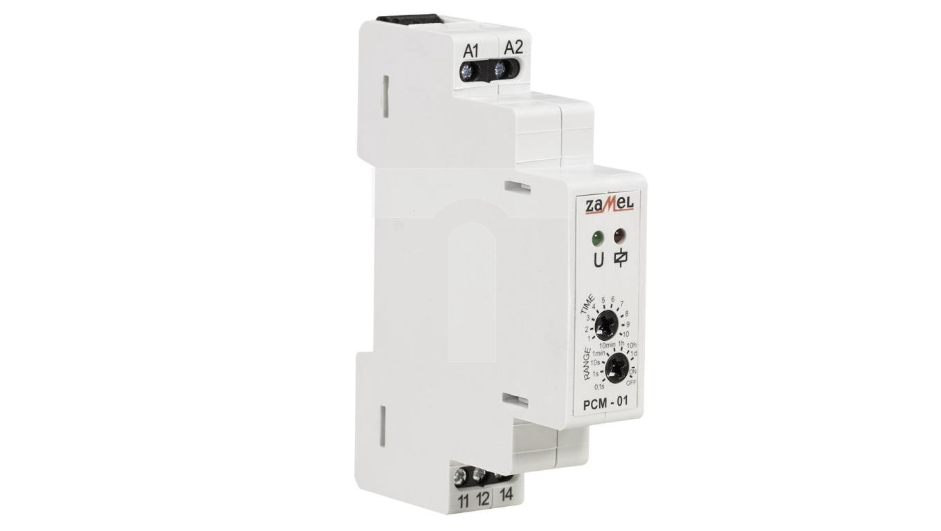 Przekaźnik czasowy 12-240V AC/DC PCM-01/U EXT10000074 – ZAMEL | TIM SA