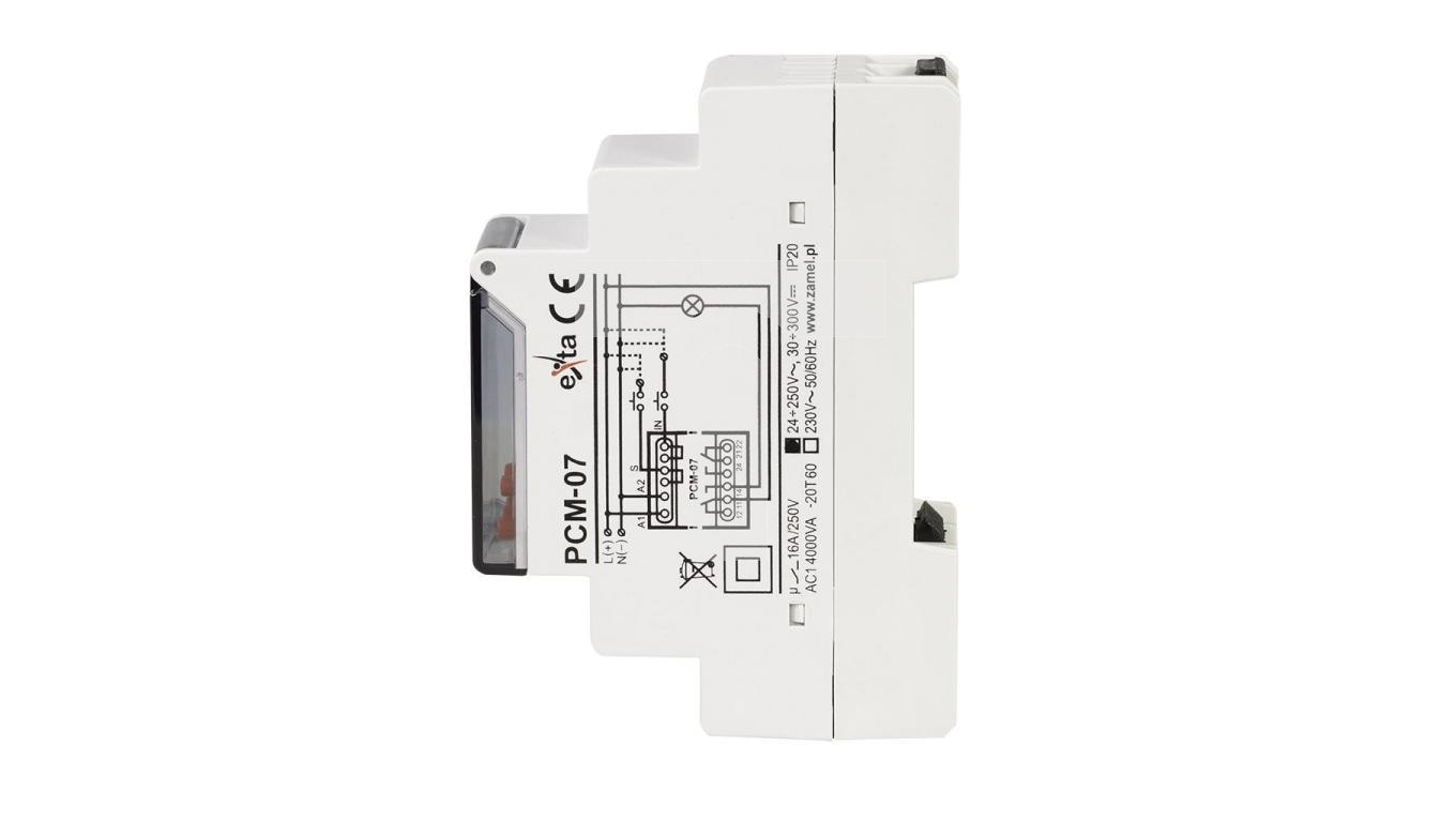 Przekaźnik czasowy 230V AC PCM-07/U EXT10000084 – ZAMEL | TIM SA