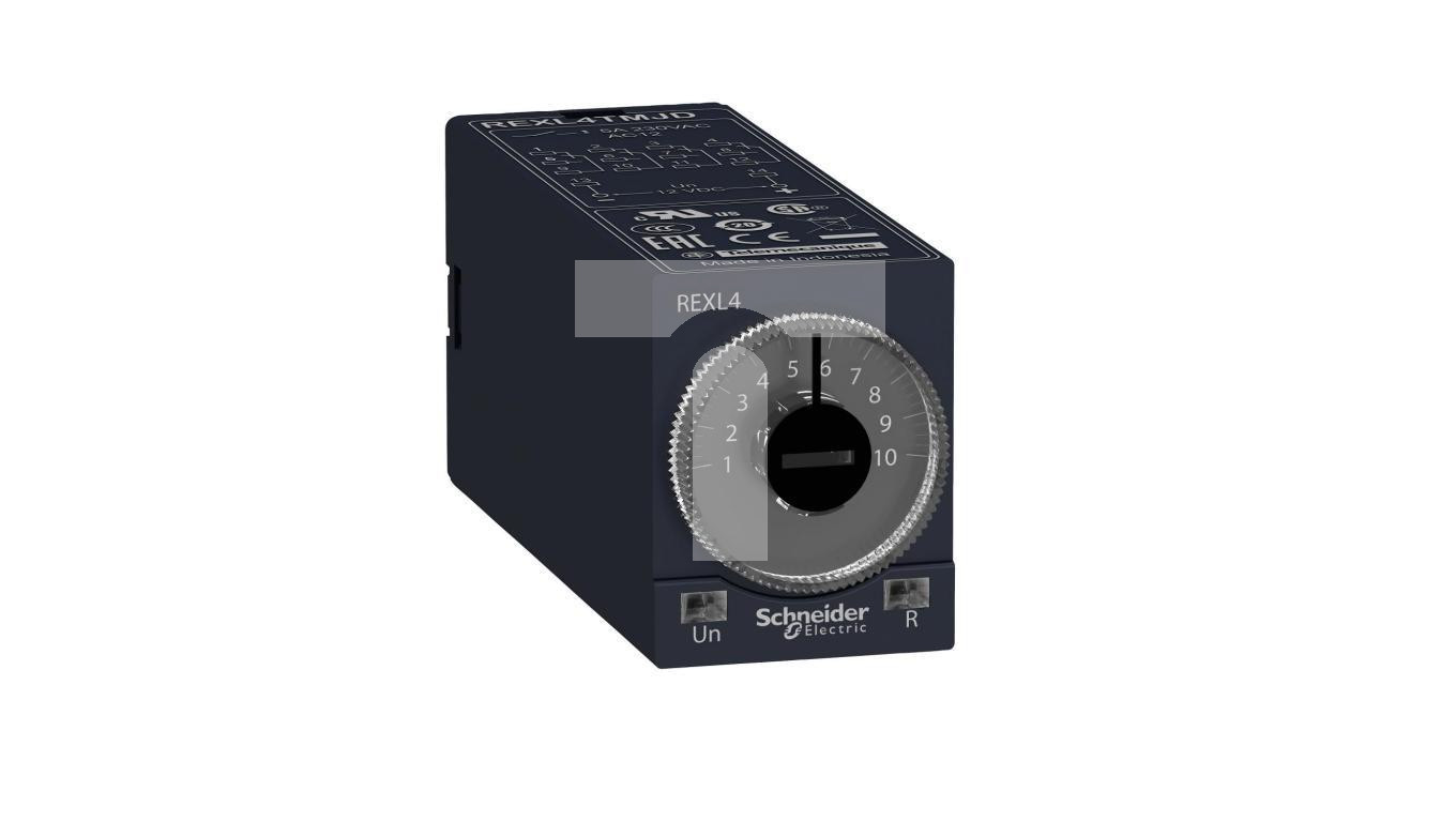 Przekaźnik czasowy wtykowy, Zelio Time, 1-FUNKC. 24VDC, REXL4TMBD ...