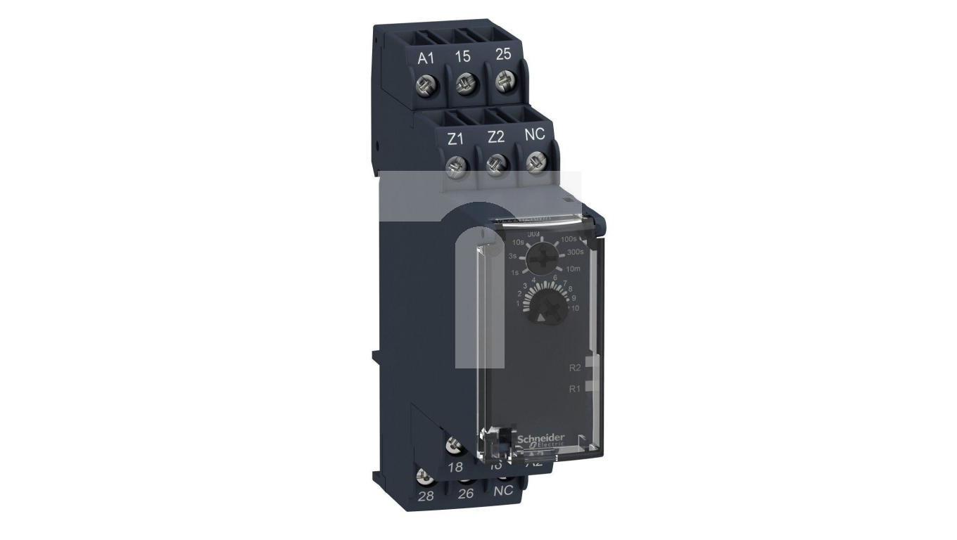 Przekaźnik czsowy z opóźnieniem 24-240V AC/DC, 0.05s... 300h, 2R 2Z 5A ... Przekaźnik czsowy z opóźnieniem 24-240V AC/DC, 0.05s... 300h, 2R 2Z 5A ...