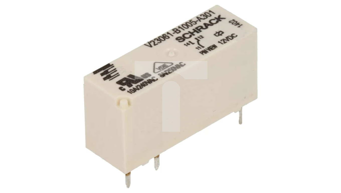 Przekaźnik elektromagnetyczny SPDT 12VDC 8A 240VAC 9-1393222-1 – TE ...