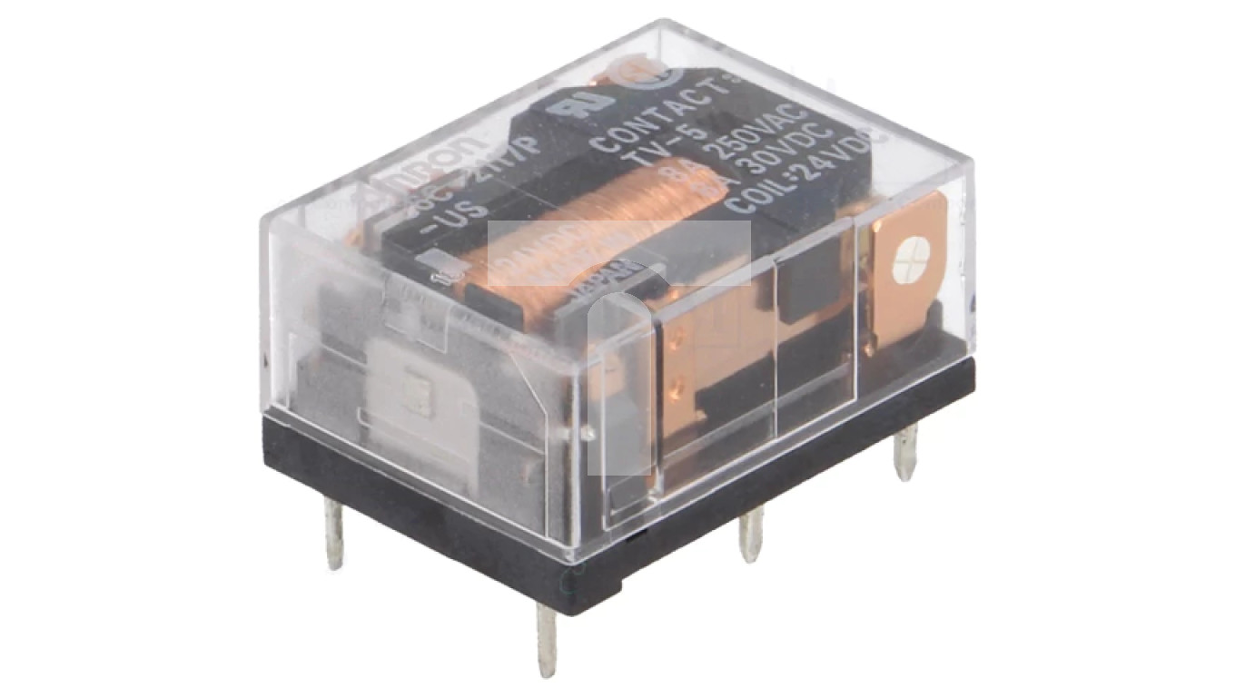 Przekaźnik elektromagnetyczny SPST-NO + SPST-NC 8A/250VAC G6C-2117P-US ...