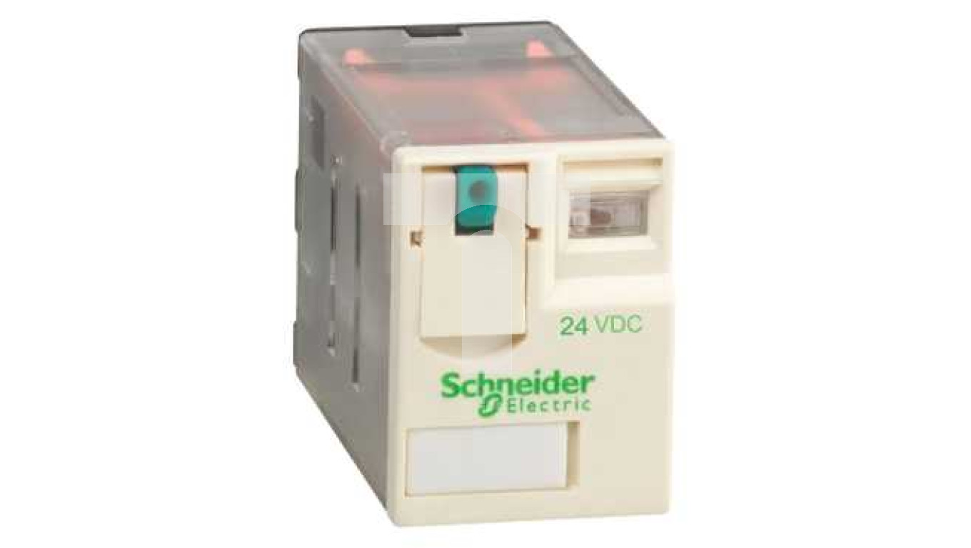 Przekaźnik miniaturowy 2P 24V DC AgNi RXM2AB1BD – Schneider | TIM SA