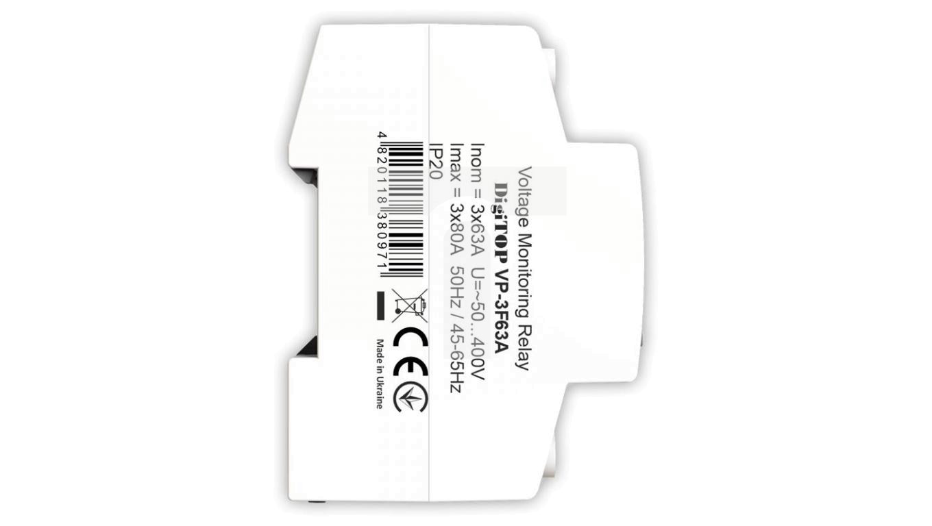 Przekaźnik napięciowy trójfazowy DigiTOP VP-3F63A – DIGITOP | TIM SA