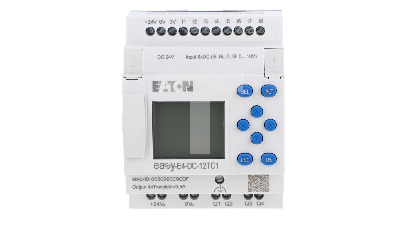 Przekaźnik programowalny 24VDC 8DI(4AI) 4DO-T EASY-E4-DC-12TC1 197213 ...