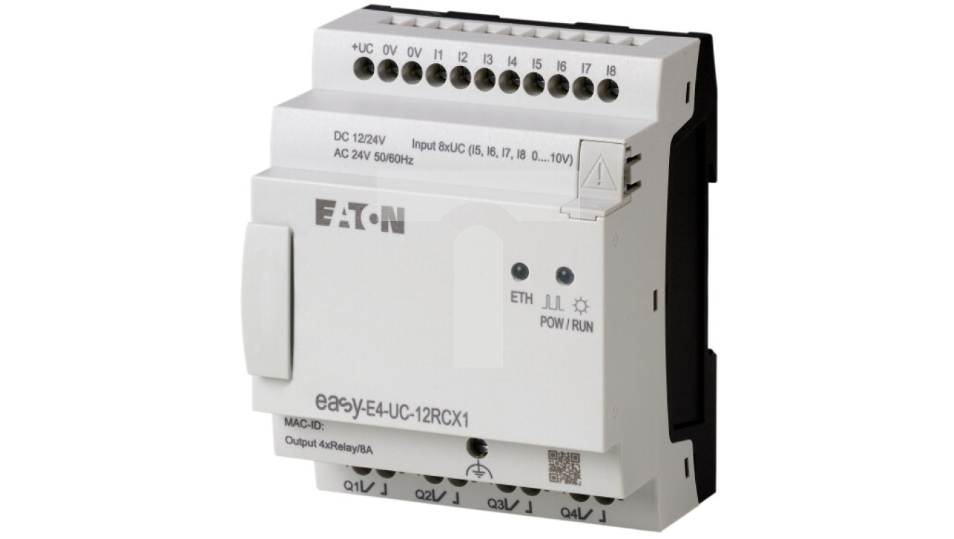 Przekaźnik programowalny easyE4 12-24VDC 24VAC 8DI(4AI) 4DO-R EASY-E4 ...