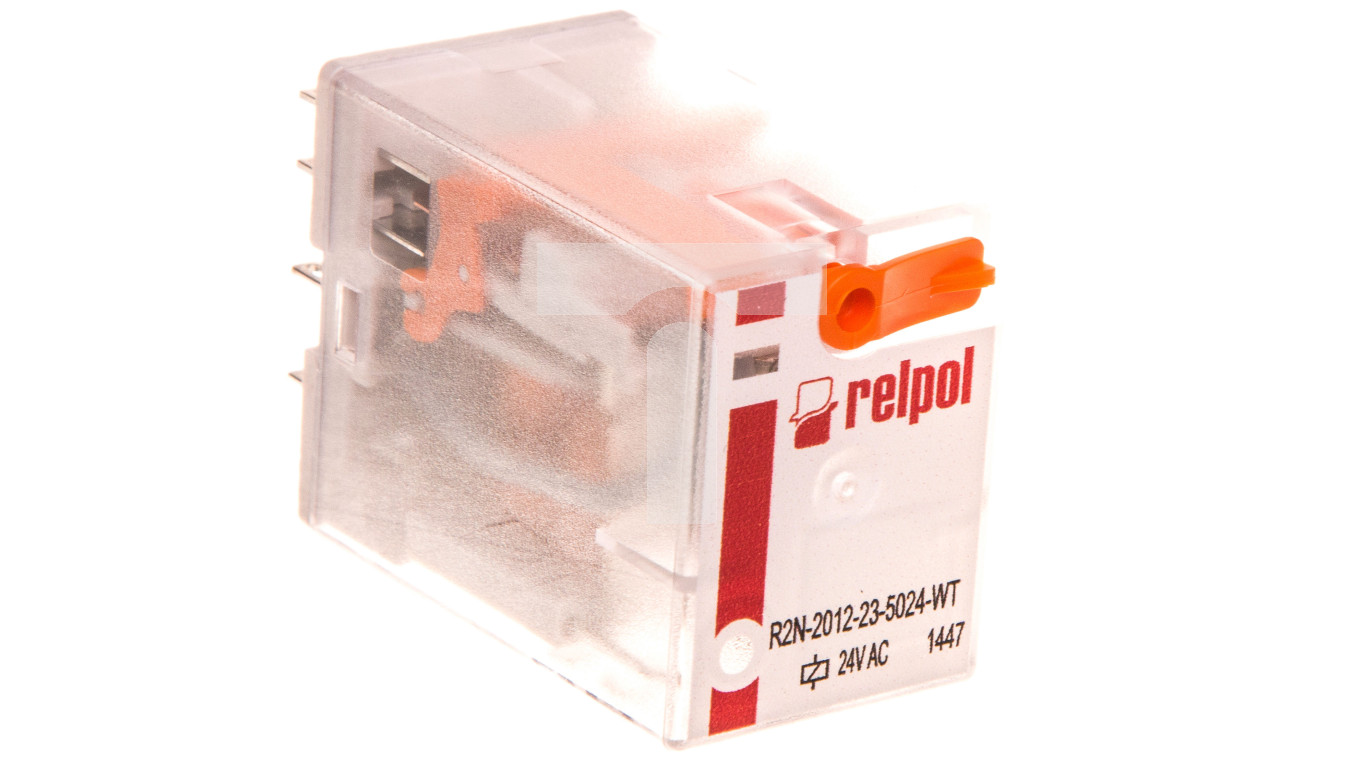 Przekaźnik przemysłowy 2P 24V AC AgNi R2N-2012-23-5024-WT 860940 ...