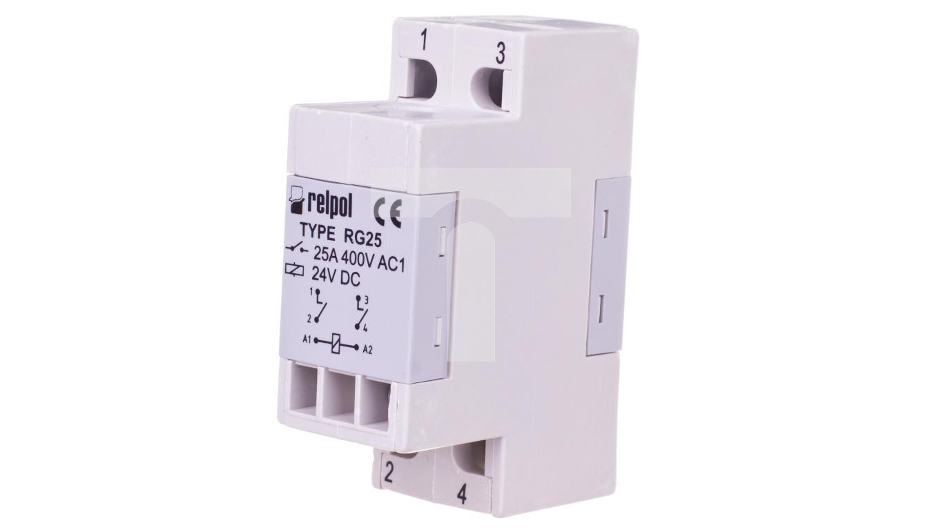 Przekaźnik przemysłowy 2Z 24V DC RG25-3022-28-1024 862724 – RELPOL | TIM SA