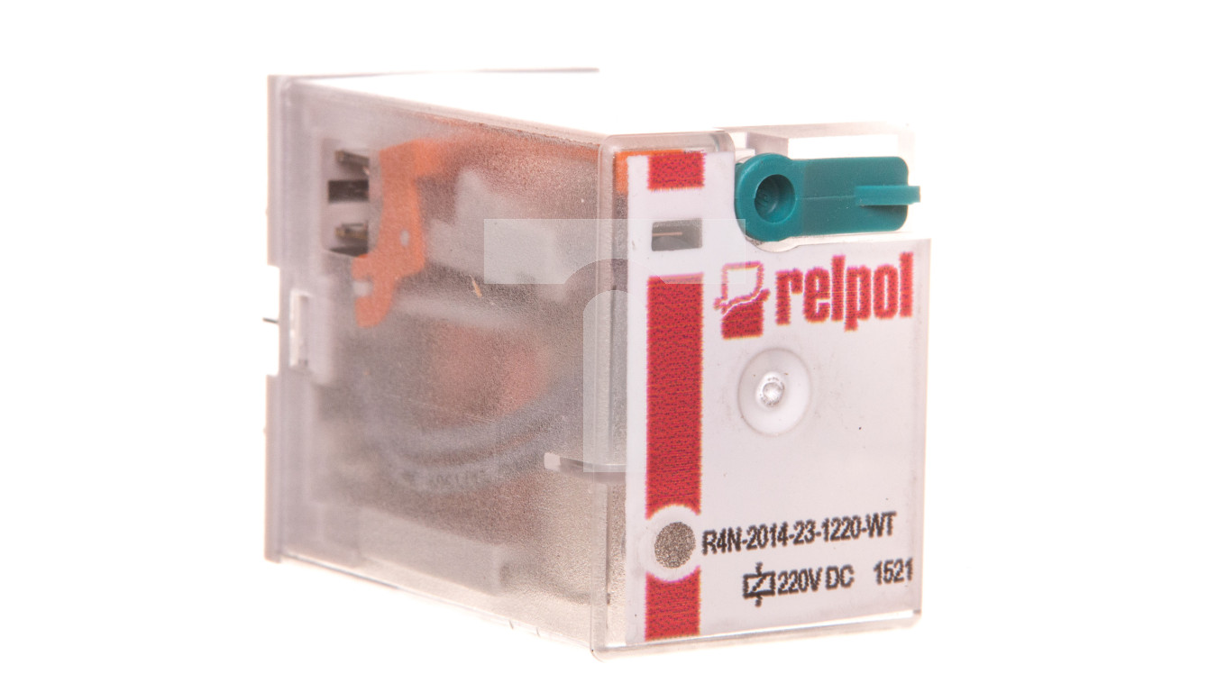 Przekaźnik przemysłowy 4P IP40 AgNi R4N-2014-23-1220-WT 860619 – RELPOL ...