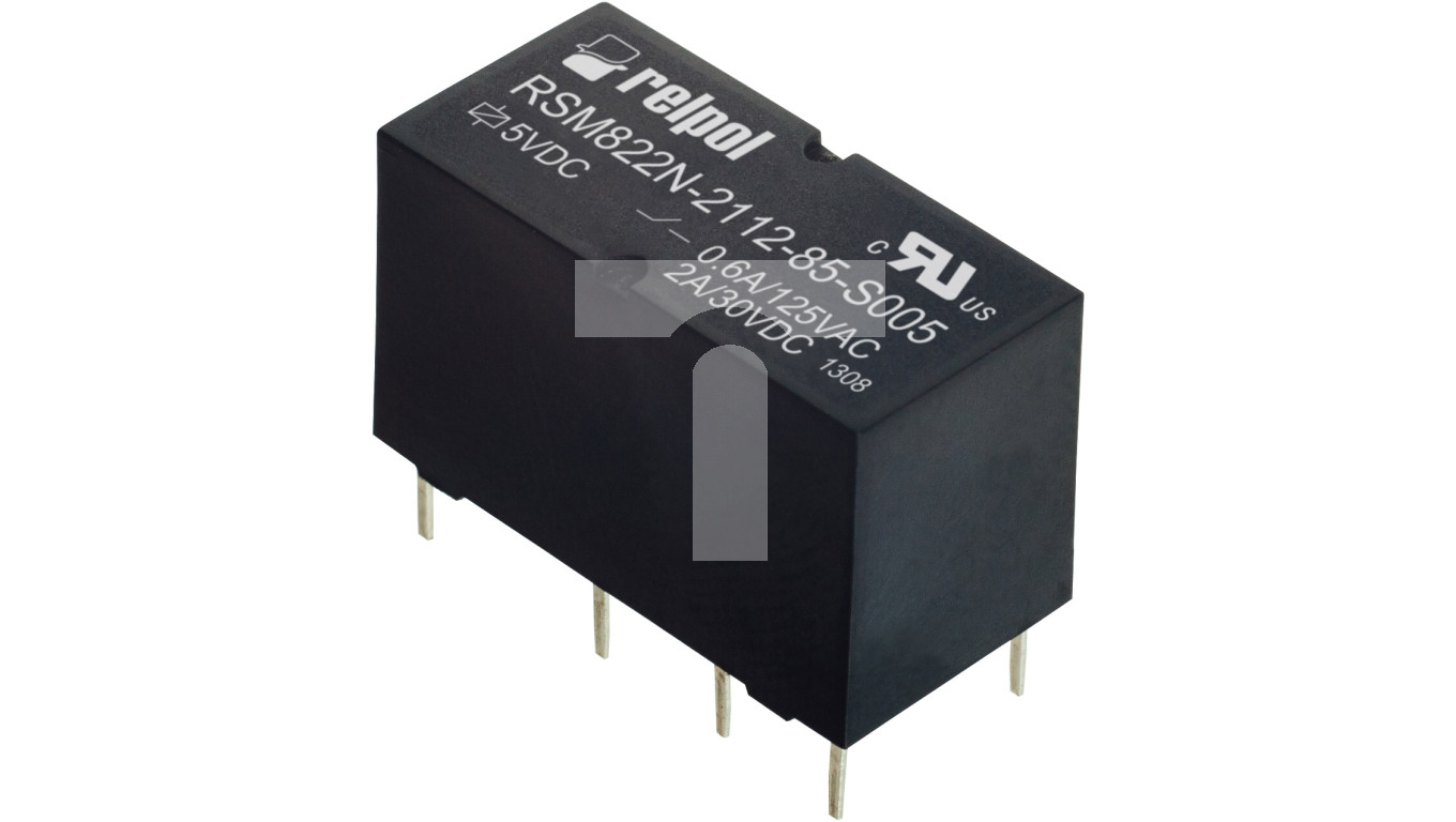 Przekaźnik subminiaturowy 2P 2A 3V DC do obwodów drukowanych 1-16 RSM822N-2112-85-S003 2614636 ...