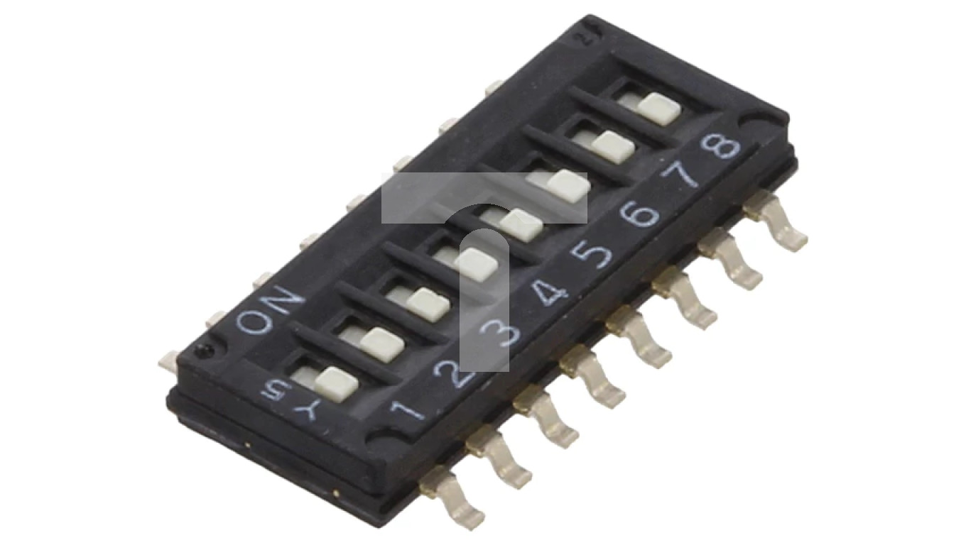 Przełącznik DIP-SWITCH Ilość sekcji 8 ON-OFF 0,025A/24VDC A6H-8101 – OMRON ELECTRONICS | TIM SA