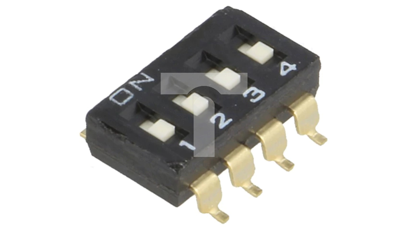 Przełącznik DIP-Switch 4 sekcje ON-OFF A6S-4101-H – OMRON ELECTRONICS ...
