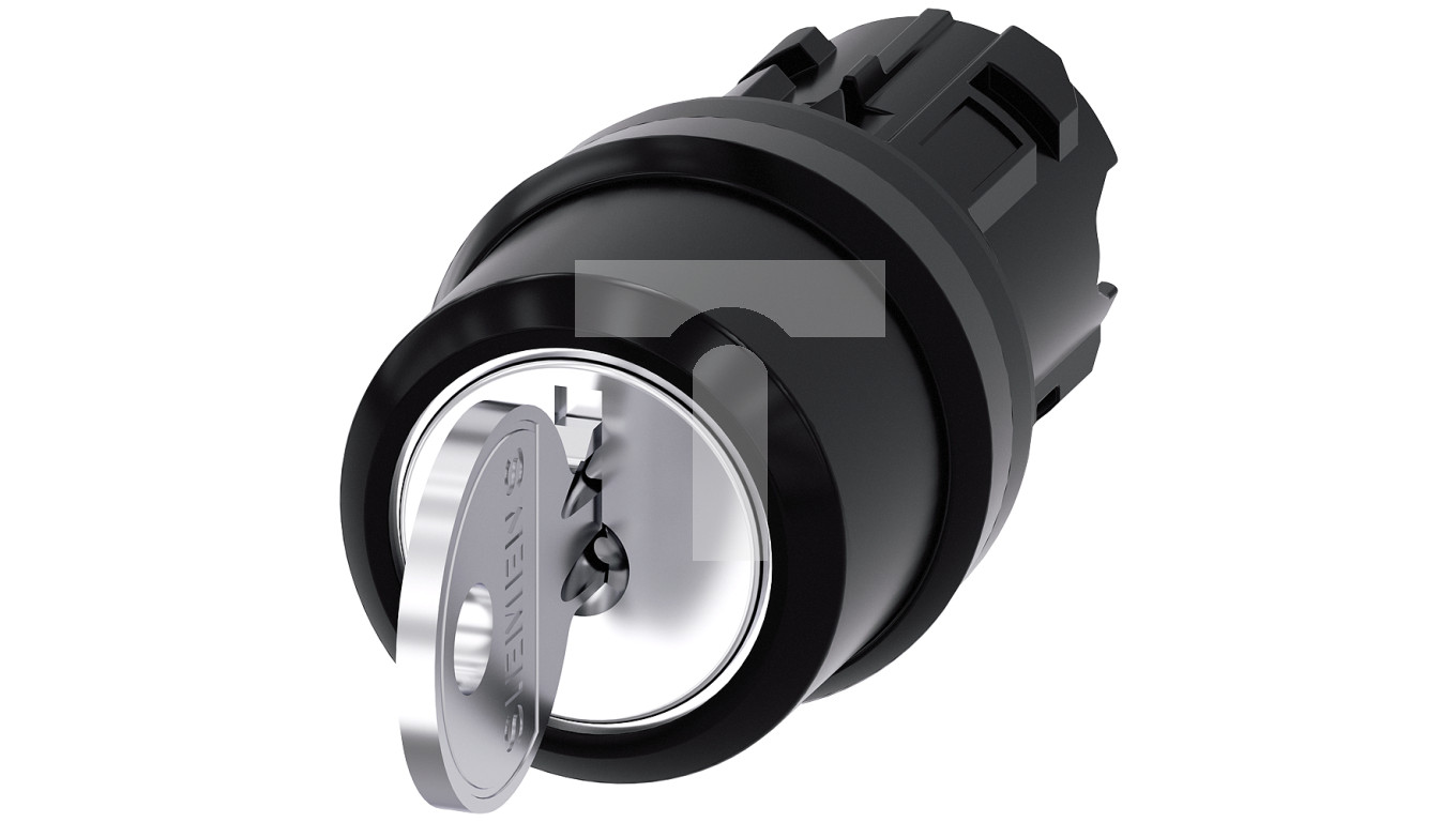 Przełącznik z kluczem 22mm tworzywo 3 poz I-OII Ronis nr SB30 klucz w poz O SIRIUS ACT 3SU1000 ...