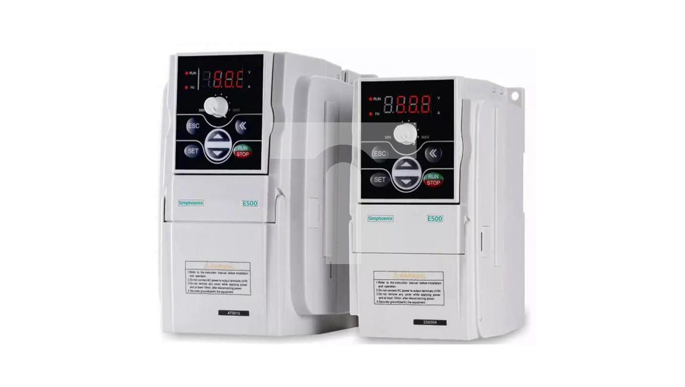 Przemiennik częstotliwości Simphoenix serii E500 Osiołek 0,4kW 3A ...