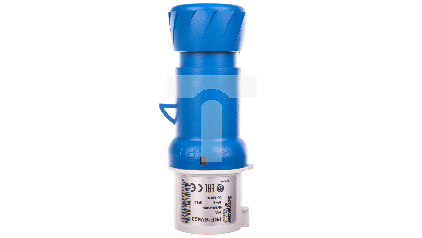 Przemysłowa wtyczka przenośna, prosta, 16A, 2p+E, 200...250 V AC, IP 44 ...