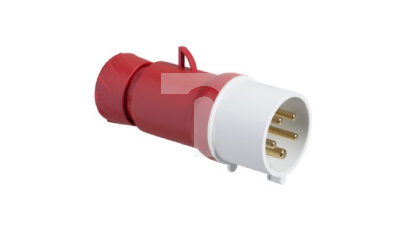 Przemysłowa wtyczka przenośna, prosta, 32A, 3p+N+E, 380...415 V AC, IP ...