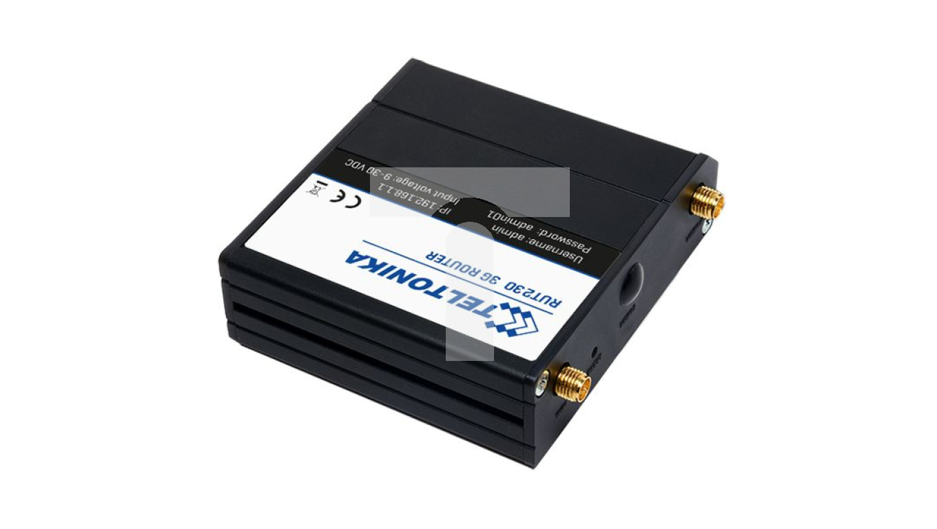 Przemysłowy Router 3G 2x LAN 100Mb/s, WiFi 150Mb/s, 2,4GHz, RUT230 ...
