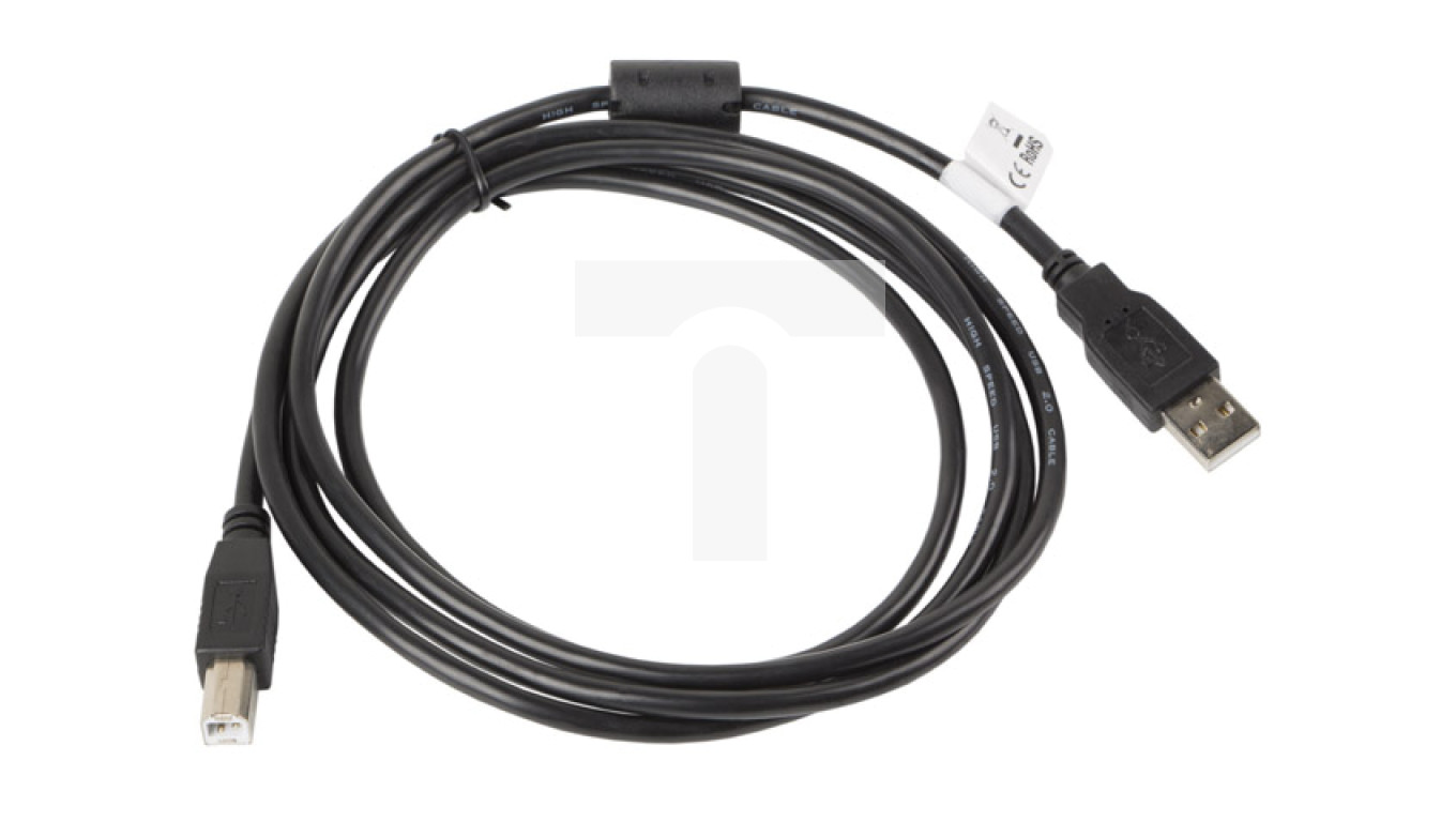 Przewód adapter USB 2.0 HighSpeed 1,8m ferryt USB-A - USB-B CA-USBA ...