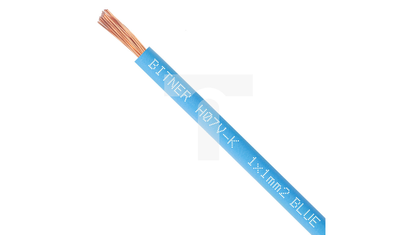 Przewód instalacyjny BiTOne H07V-K / LgY 1,5 750V niebieski linka giętka Bitner /100m/ – BITNER ...