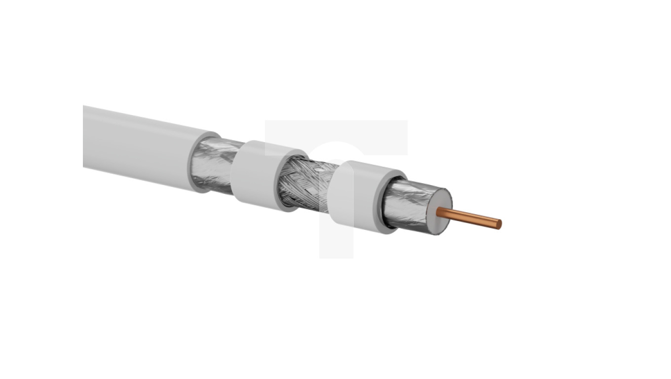 Przewód koncentryczny trishield RG6 75 Om, 1.02/4.8/6.9 LSOH Dca 500m ...