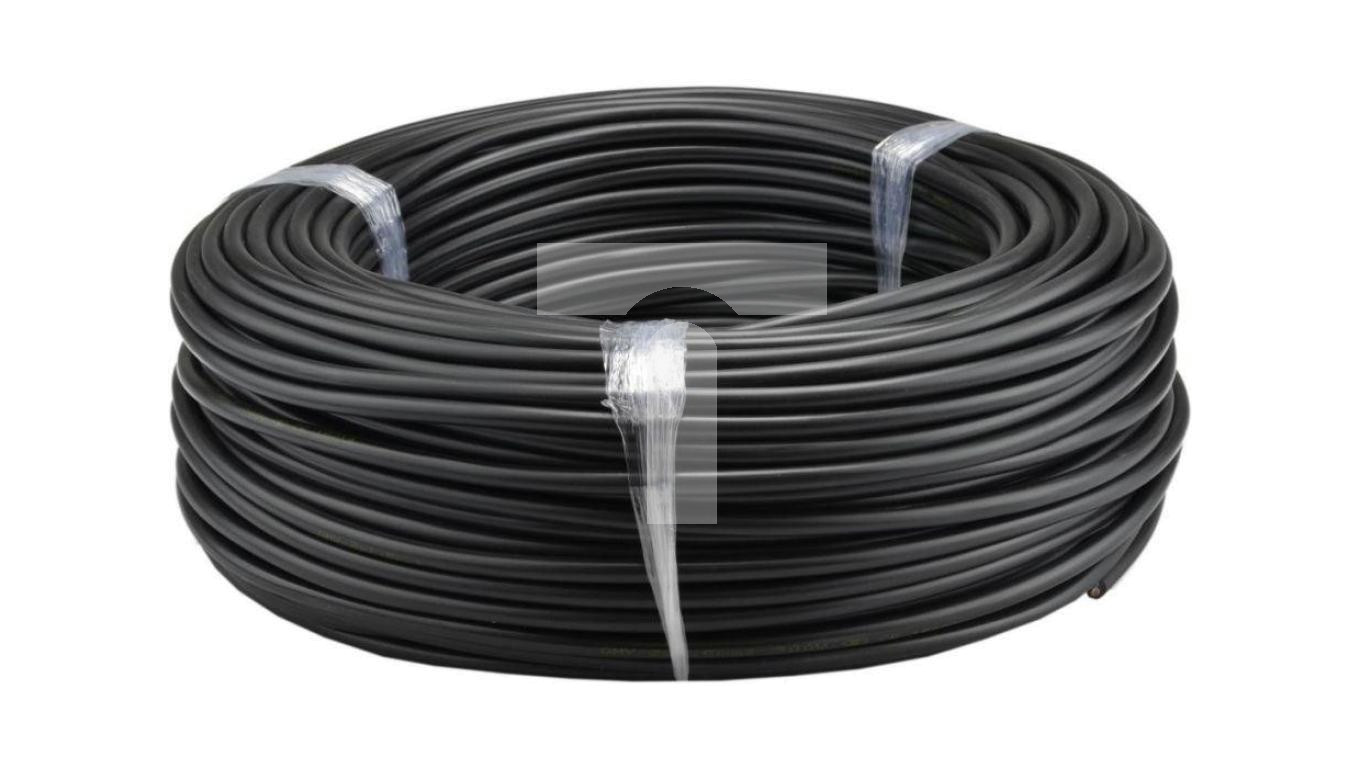 Przewód prądowy H03VV-F / OMY 300V 2x1,5 czarny linka Elektrokabel /100m/ – ELEKTROKABEL FABRYKA ...