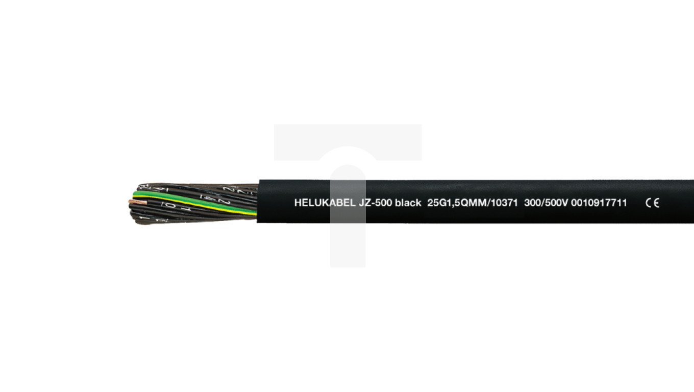 Przewód sterowniczy OZ-500 BLACK 2x0,5 300/500V 10340 /bębnowy/ – HELUKABEL | TIM SA