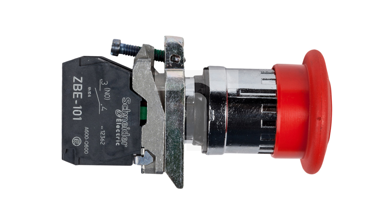 Przycisk bezpieczeństwa 22mm 1Z 1R IP66 klucz XB4BS9445 – Schneider | TIM SA