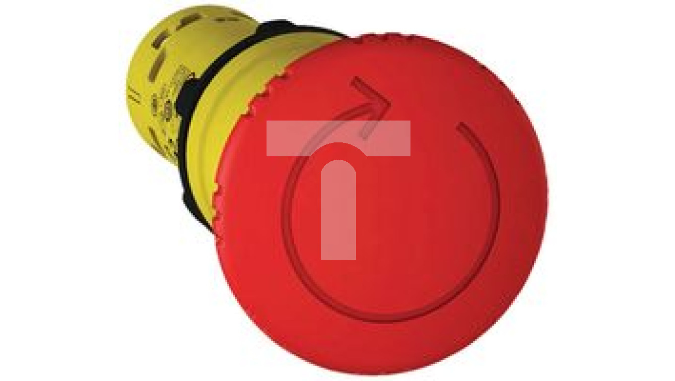 Przycisk bezpieczeństwa 22mm 1Z/1R IP65 przez obrót XB7NS8445 ...