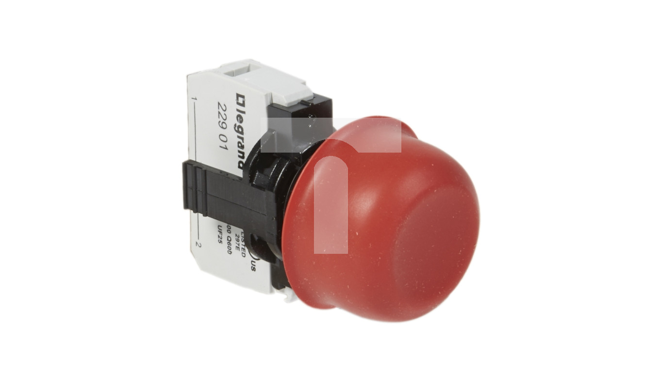Przycisk sterowniczy 22mm czerwony 1R z samopowrotem 023711 – LEGRAND | TIM SA