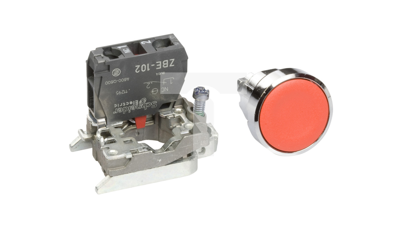 Przycisk sterowniczy 22mm czerwony z samopowrotem 1R XB4BA42 – Schneider | TIM SA