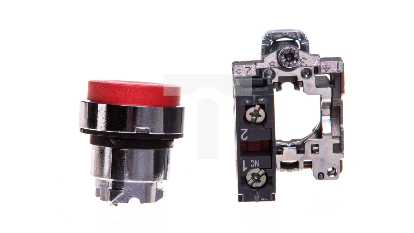 Przycisk sterowniczy 22mm czerwony z samopowrotem 1R XB4BL42 – Schneider | TIM SA