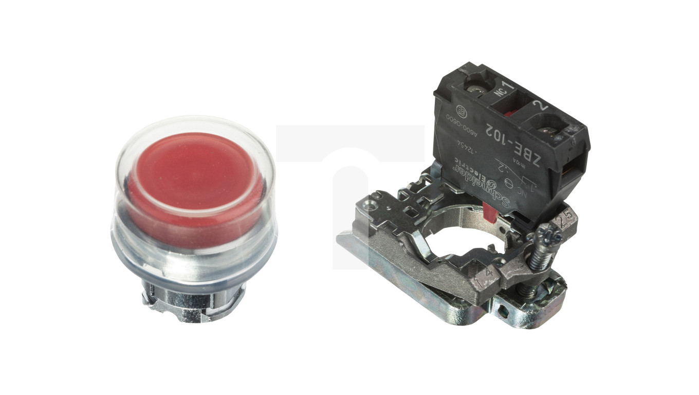 Przycisk sterowniczy 22mm czerwony z samopowrotem 1R XB4BP42 – Schneider | TIM SA