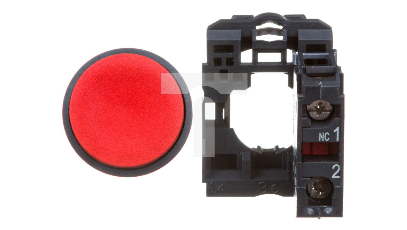Przycisk sterowniczy 22mm czerwony z samopowrotem 1R wystający XB5AL42 – Schneider | TIM SA