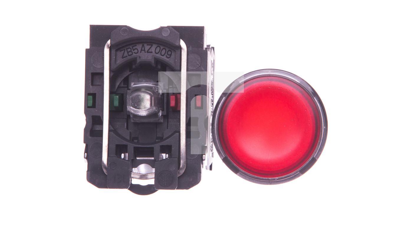 Przycisk sterowniczy 22mm czerwony z samopowrotem z podświetleniem 1Z 1R XB5AW34B5 – Schneider ...