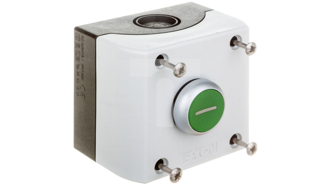 Przycisk sterowniczy 22mm zielony 1Z 1R z samopowrotem M22-D-G-X1/KC11/I 216522 – EATON | TIM SA