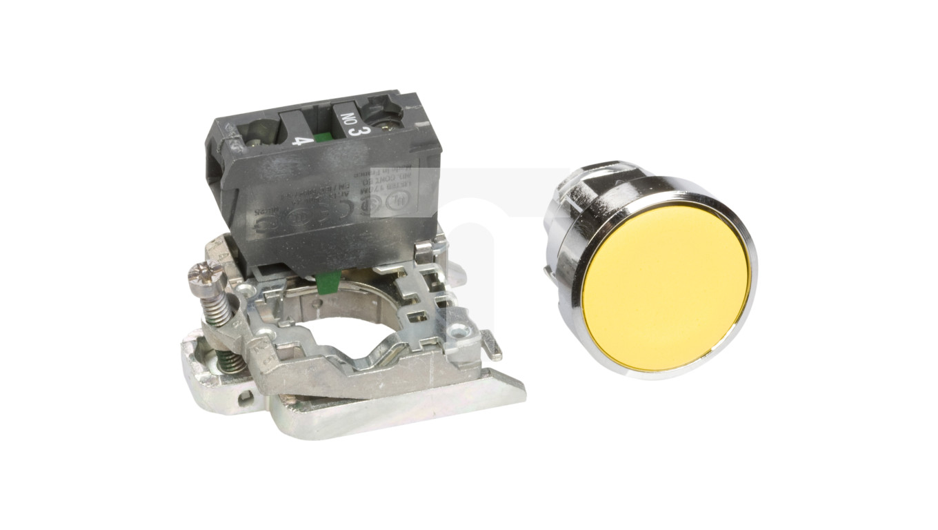 Przycisk sterowniczy 22mm żółty z samopowrotem 1Z XB4BA51 – Schneider ...