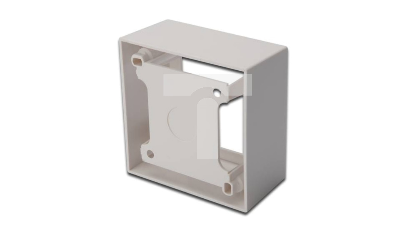 Puszka natynkowa do gniazd ściennych Keystone 80 x 80 mm, typ francuski ...