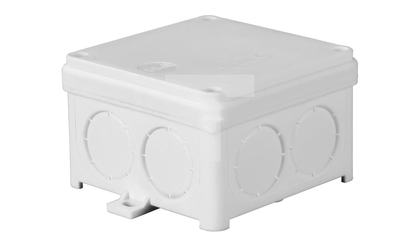 Puszka n/t hermetyczna pusta 88x88x55mm IP67 biała N80x80S odporna na ...