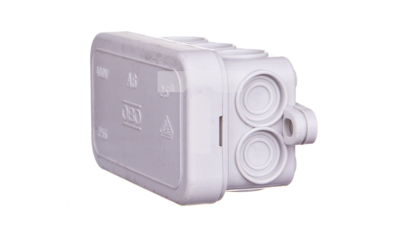 Puszka n/t odgałęźna 80x43x36 IP55 A 6 jasnoszara 2000001 /10szt ...